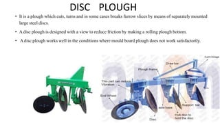 Types of Disc Plough | PPTX