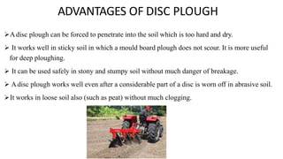 Types of Disc Plough | PPTX