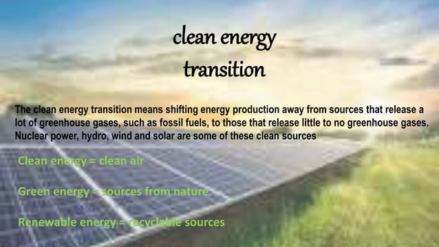 CLEAN ENERGY | PPT