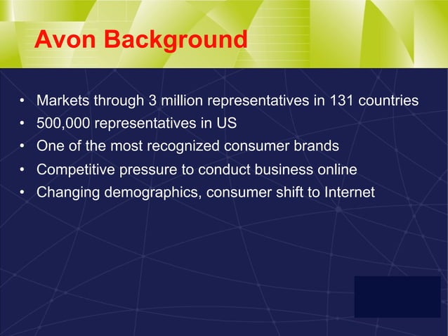 Avon Webinar Case Study | PPT