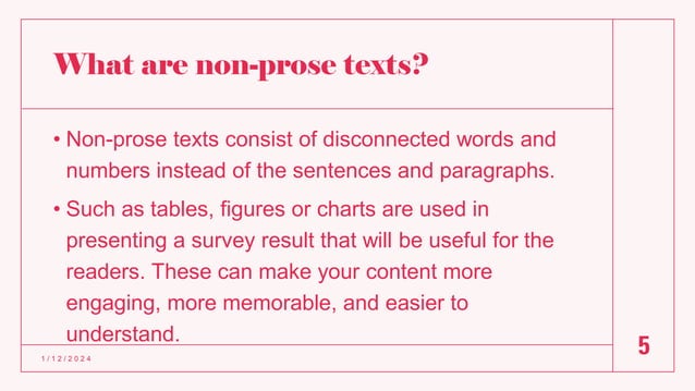 EASS-PPT-Q2-Lesson-5-Non-Prose-Text..pdf | Graphics Software | Computer ...