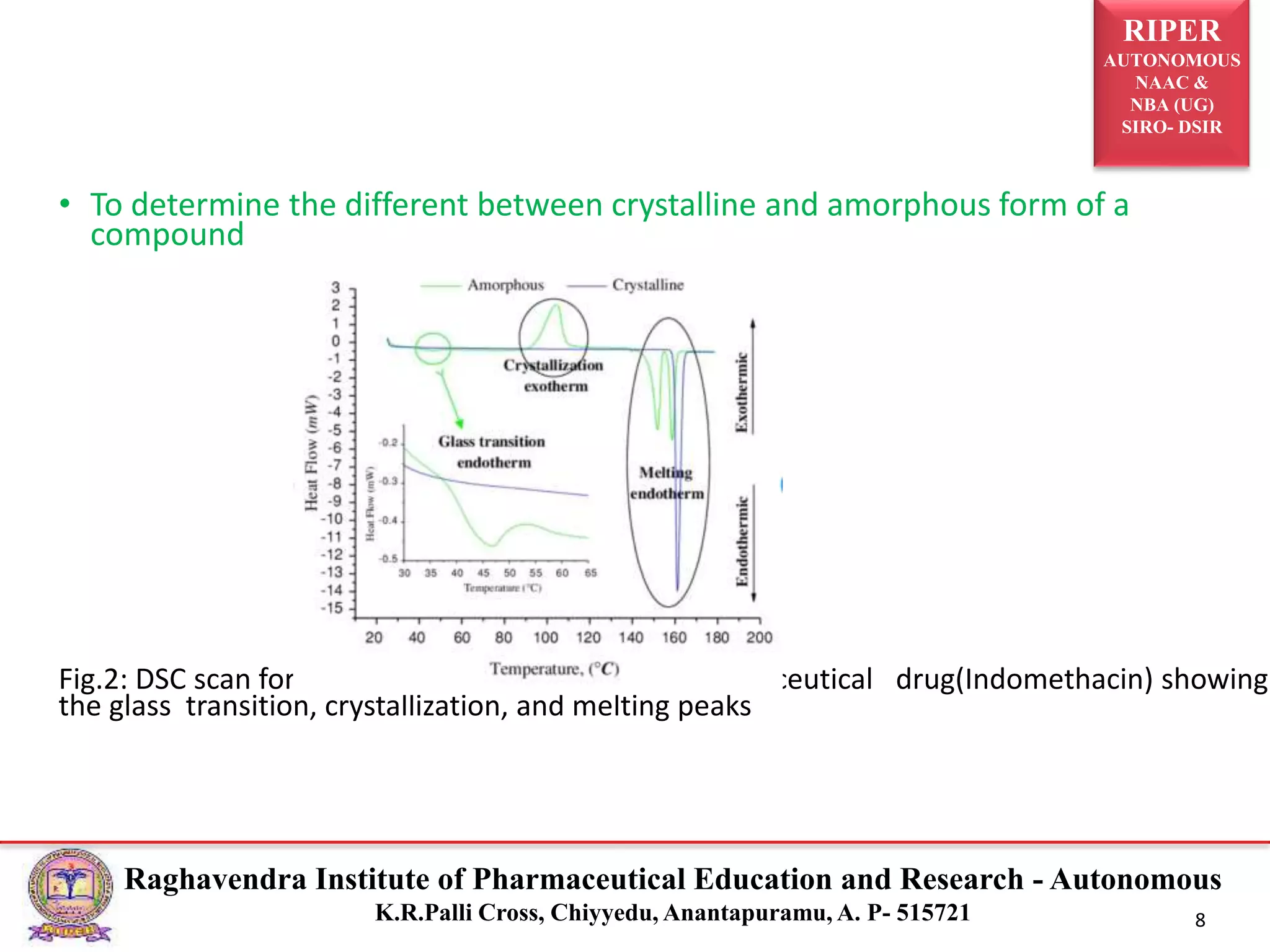 Use Of DSC in Preformulations | PPTX