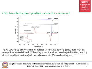 Use Of DSC in Preformulations | PPTX