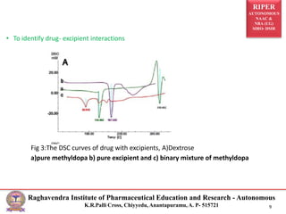 Use Of DSC in Preformulations | PPTX