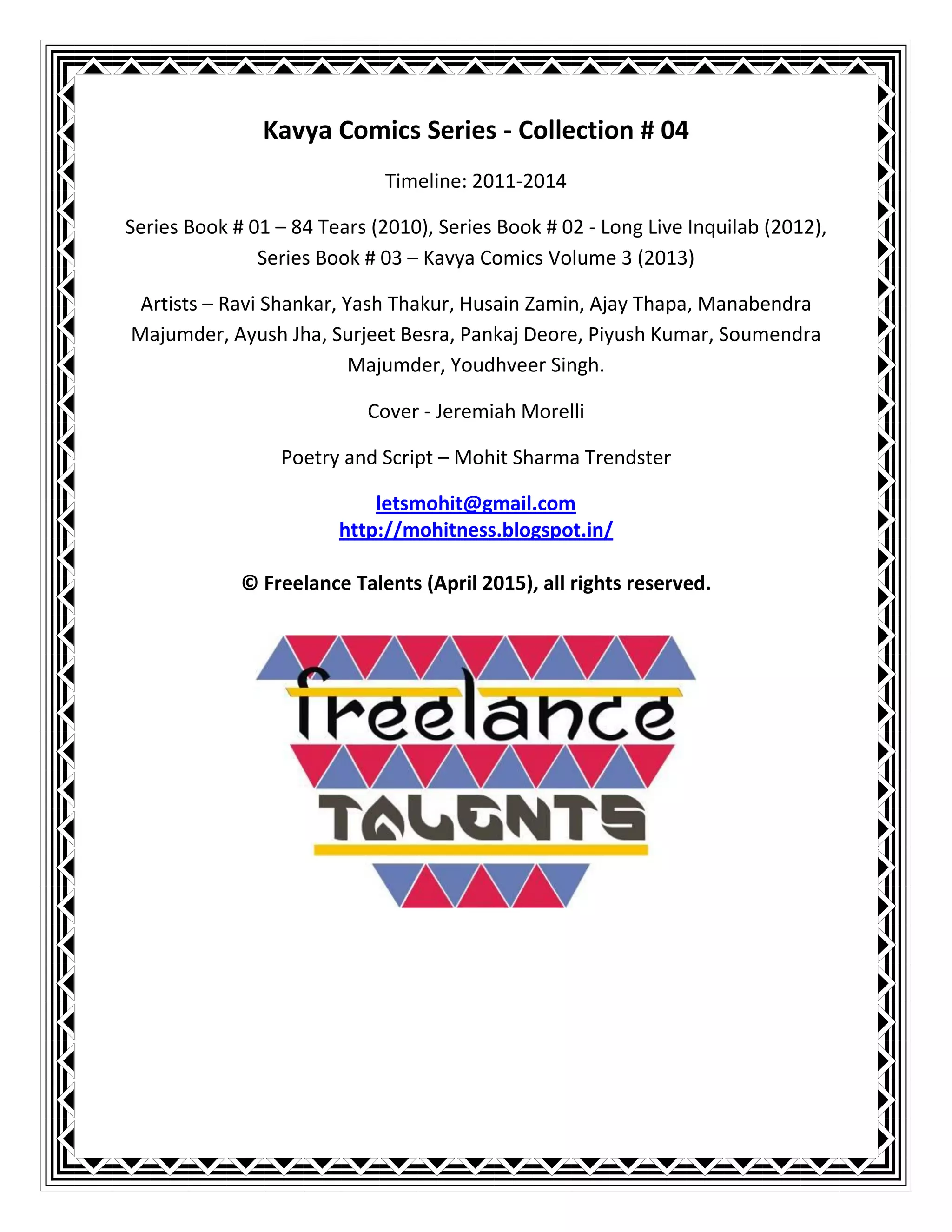 Kavya Comics Volume # 04 (Freelance Talents) | PDF | Comics and Graphic Novels | Books and ...