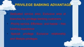 PRIVILEGE BANKING | PPTX
