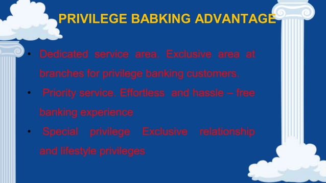 PRIVILEGE BANKING | PPTX