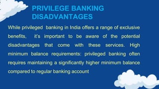 PRIVILEGE BANKING | PPTX