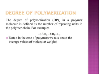 Polymers and its applications | PPTX