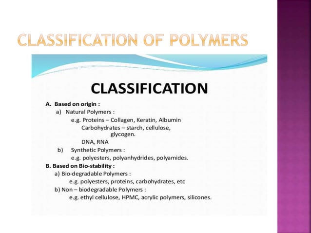 Polymers and its applications | PPTX