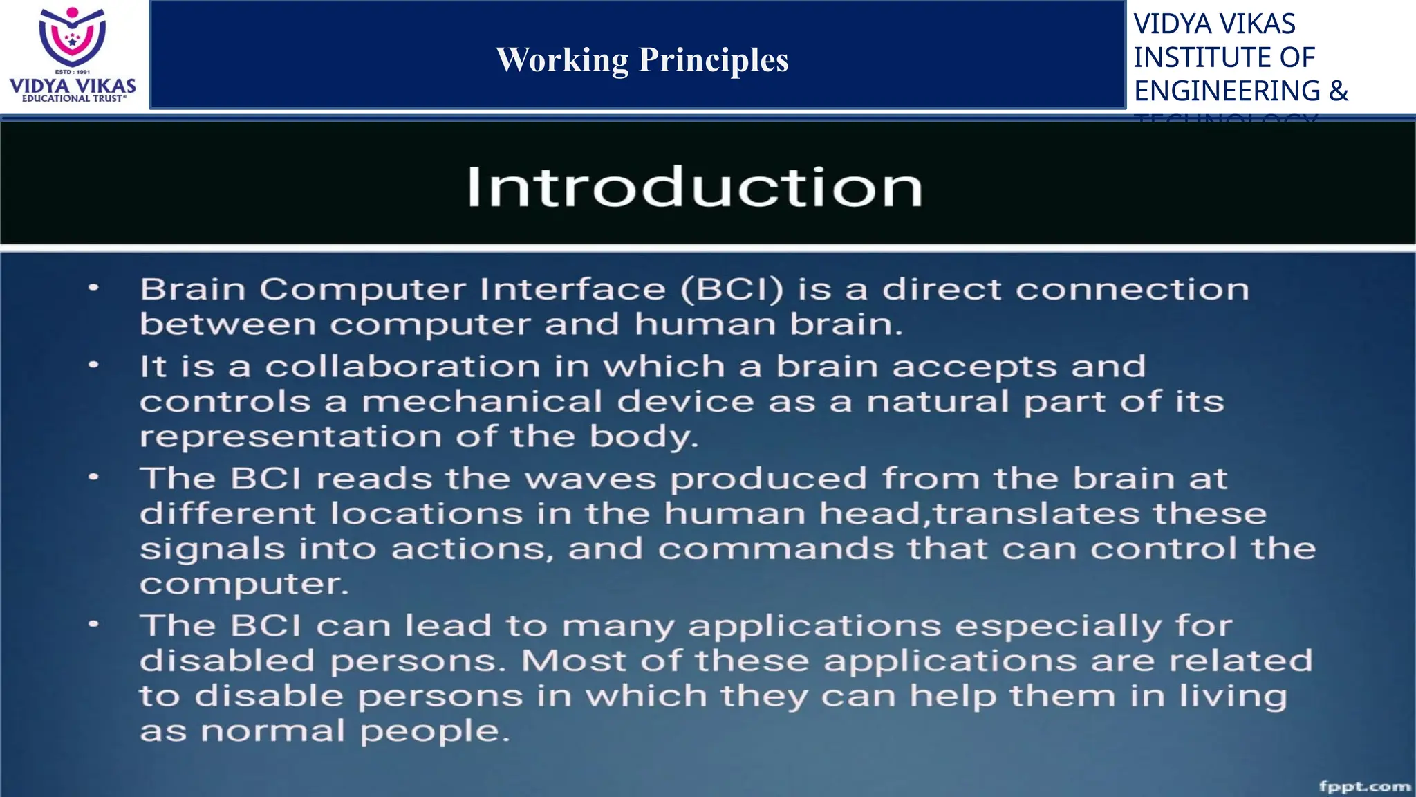 brain computer interferences with machine learning | PPTX