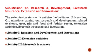 National livestock mission how to gain benefits | PPTX