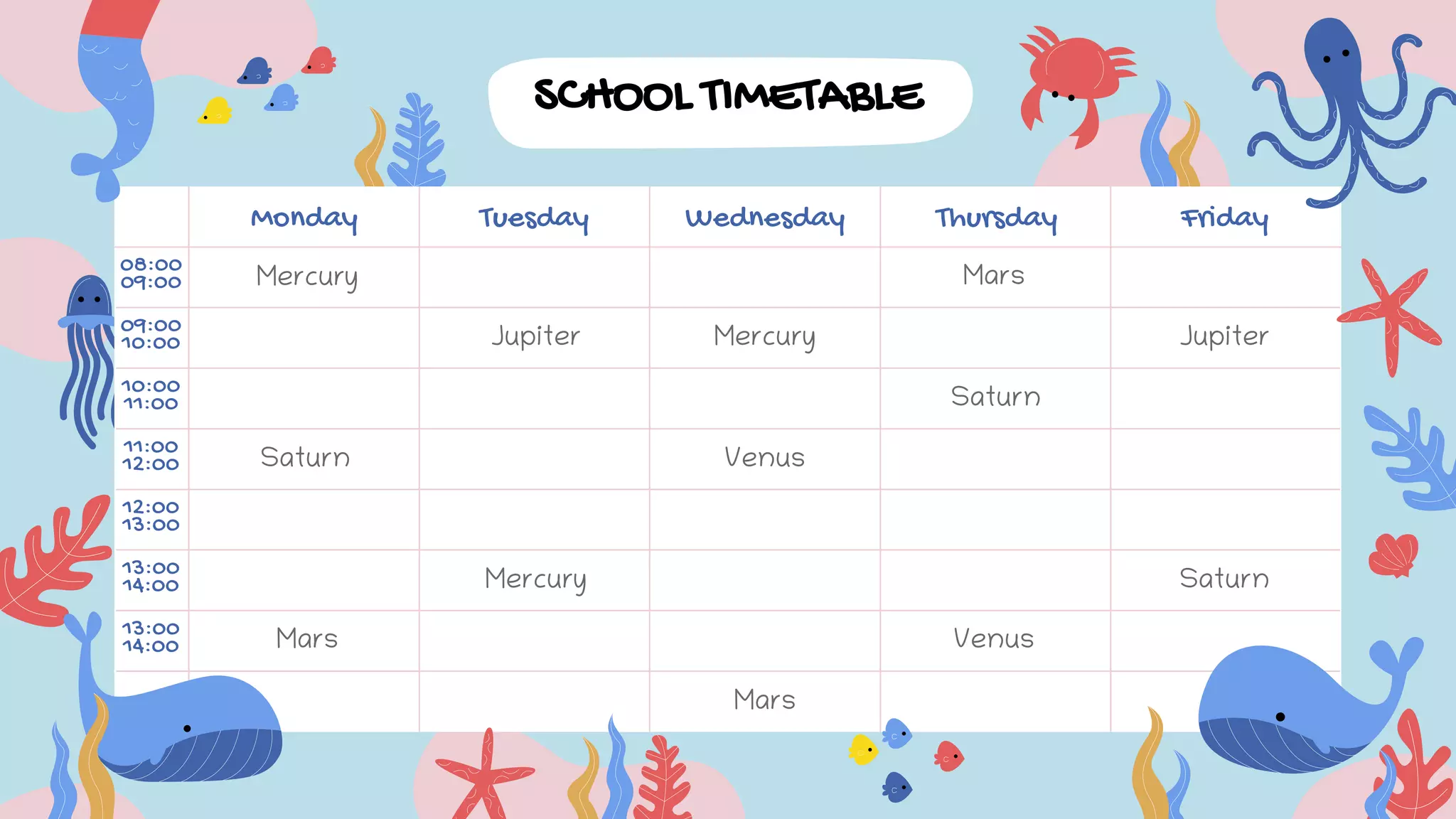 Kawaii Class Schedule by Slidesgo.pptx