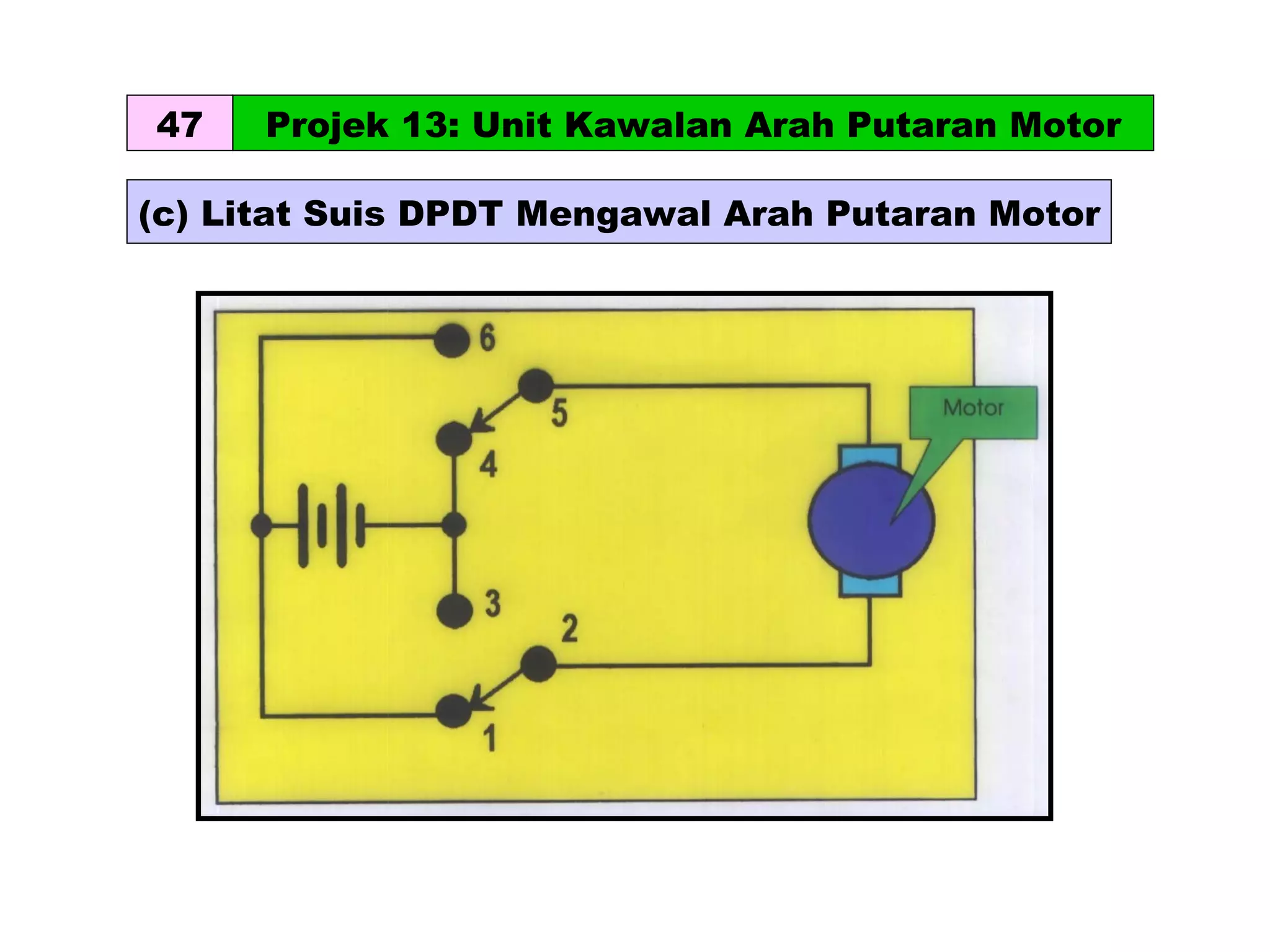 Kawalan Arah Putaran Motor | PPT