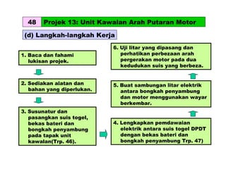 Kawalan Arah Putaran Motor | PPT
