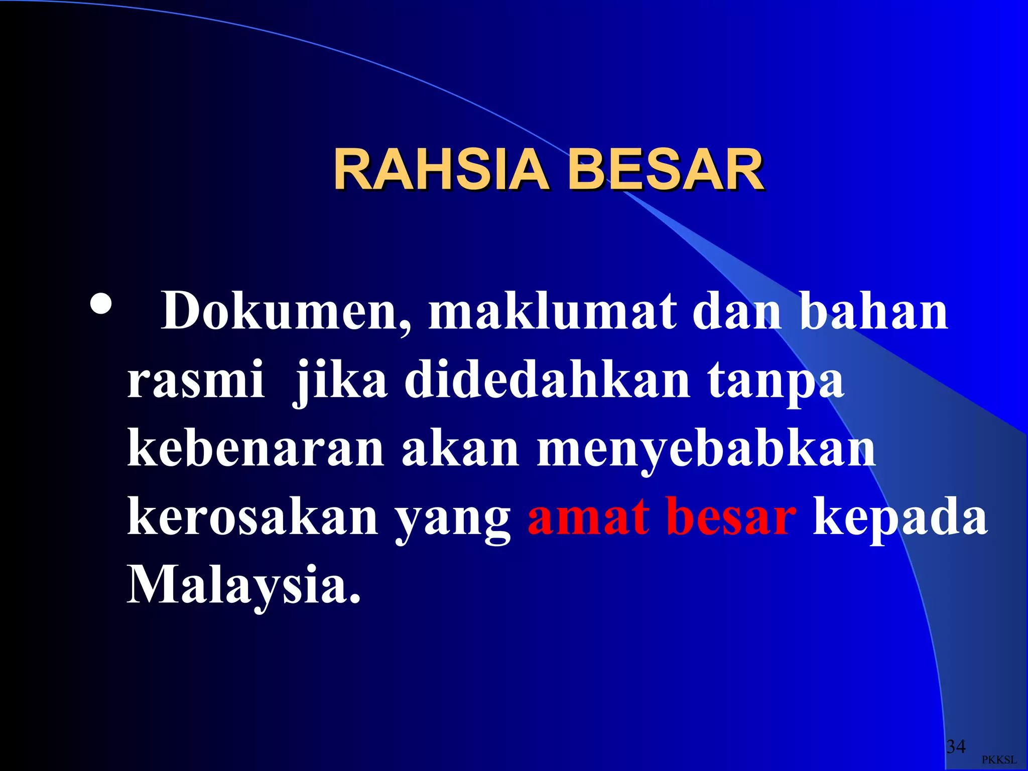 Kawalan dokumen terperingkat | PPT