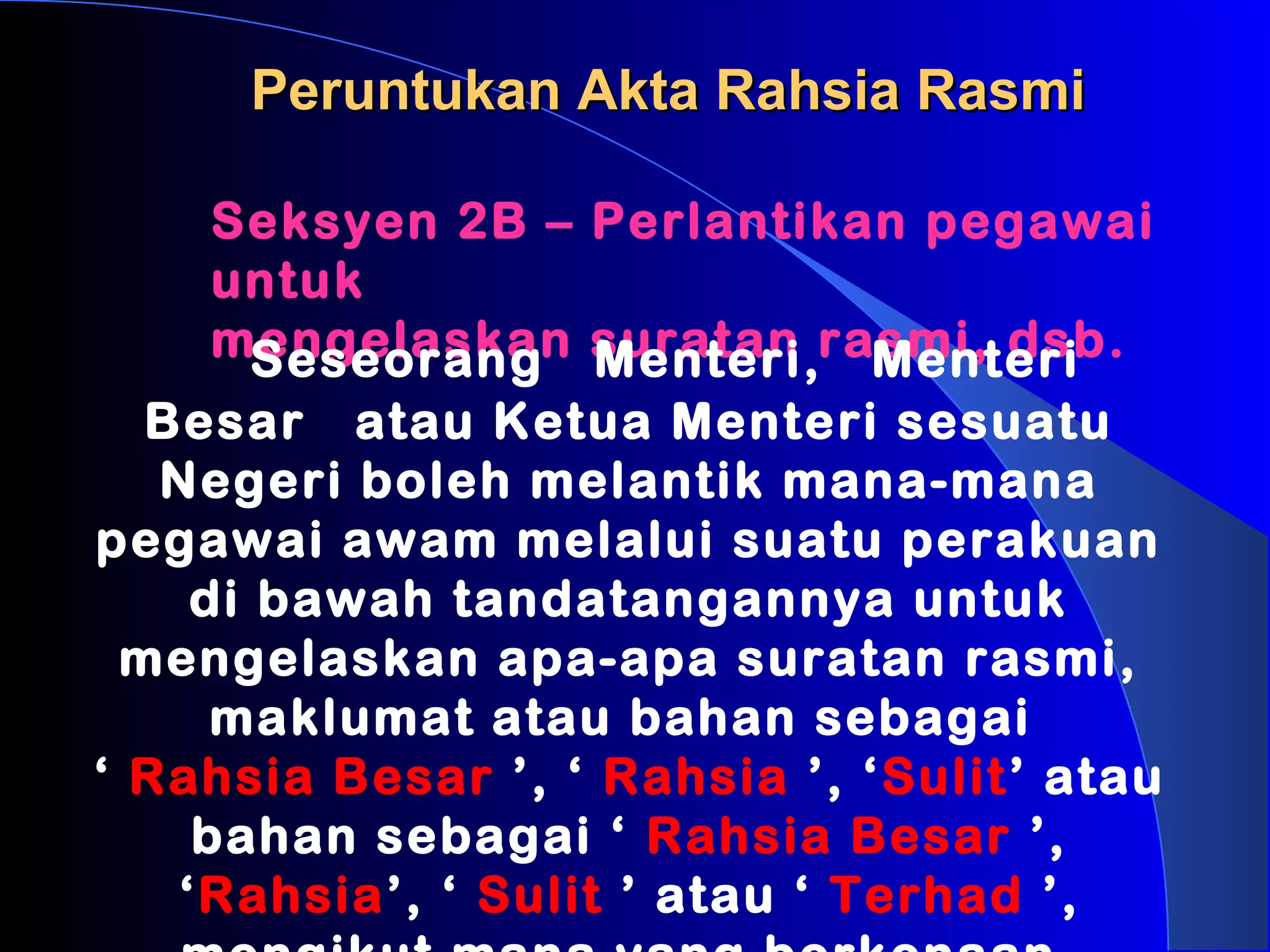 Kawalan dokumen terperingkat | PPT