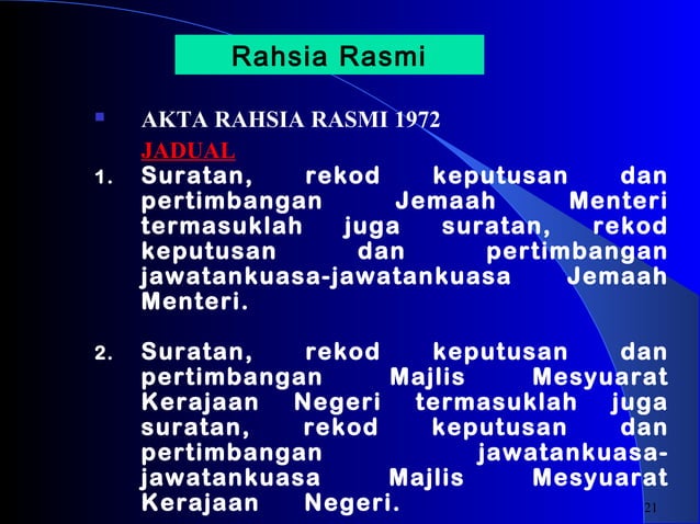 Kawalan dokumen terperingkat | PPT