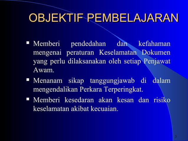 Kawalan dokumen terperingkat | PPT