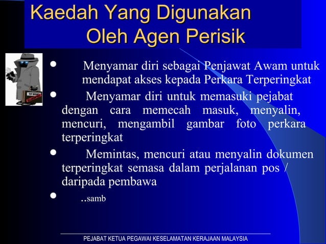 Kawalan dokumen terperingkat | PPT