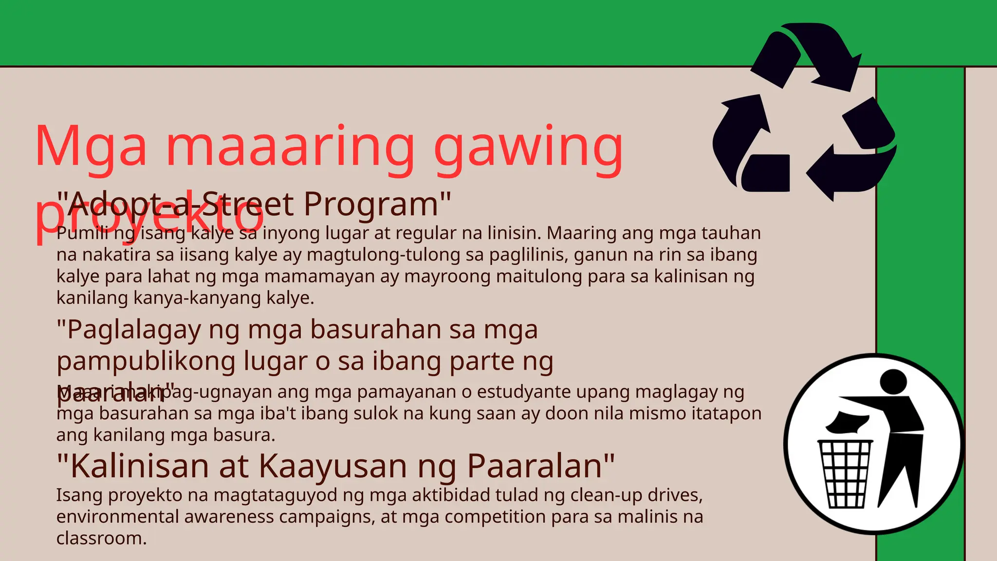 Kawalan ng disiplina sa pagtatapon ng basura.pptx Kawalan ng disiplina sa pagtatapon ng basura.pptx