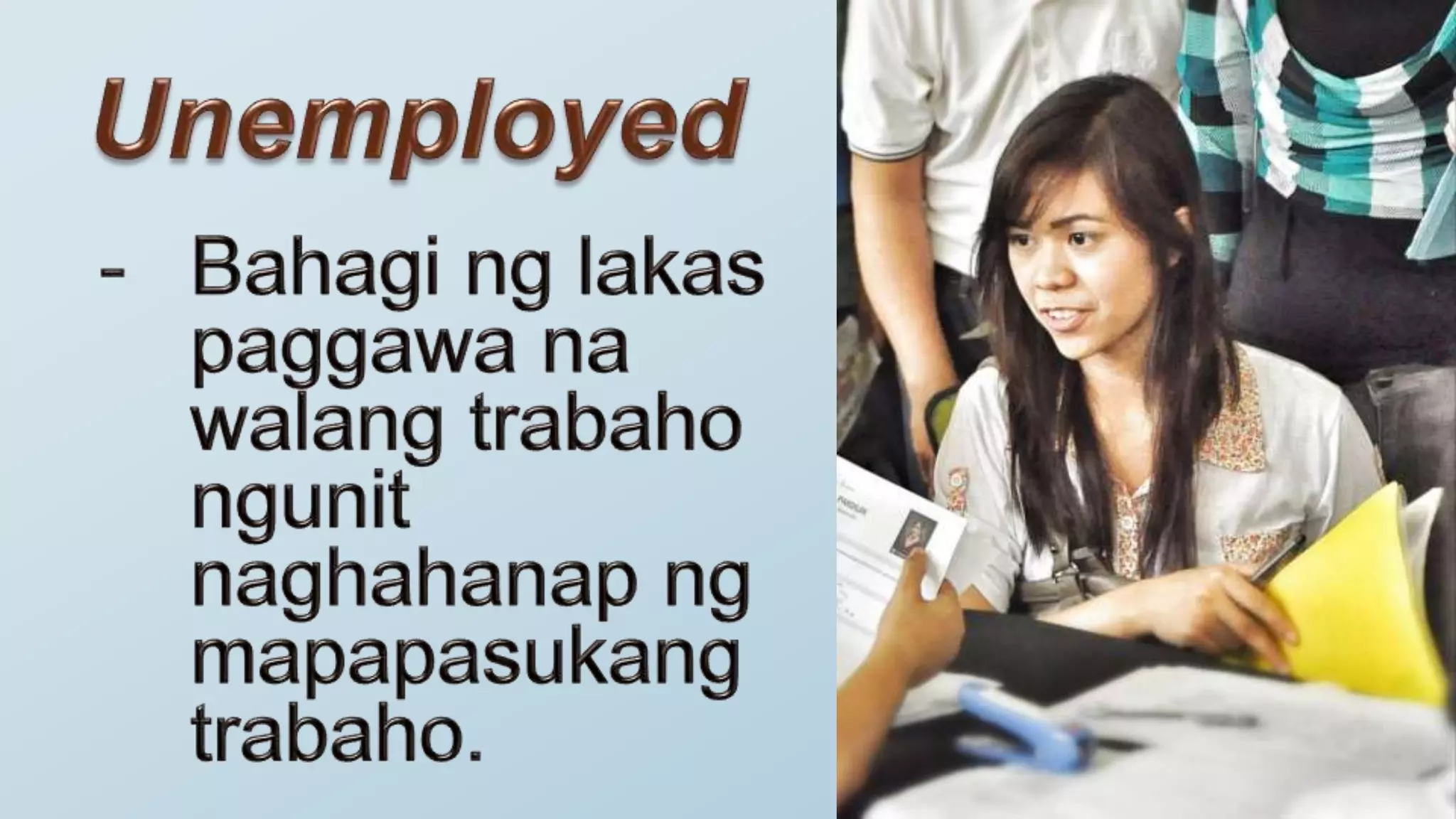 Kawalan ng trabaho (Unemployment) | PPSX