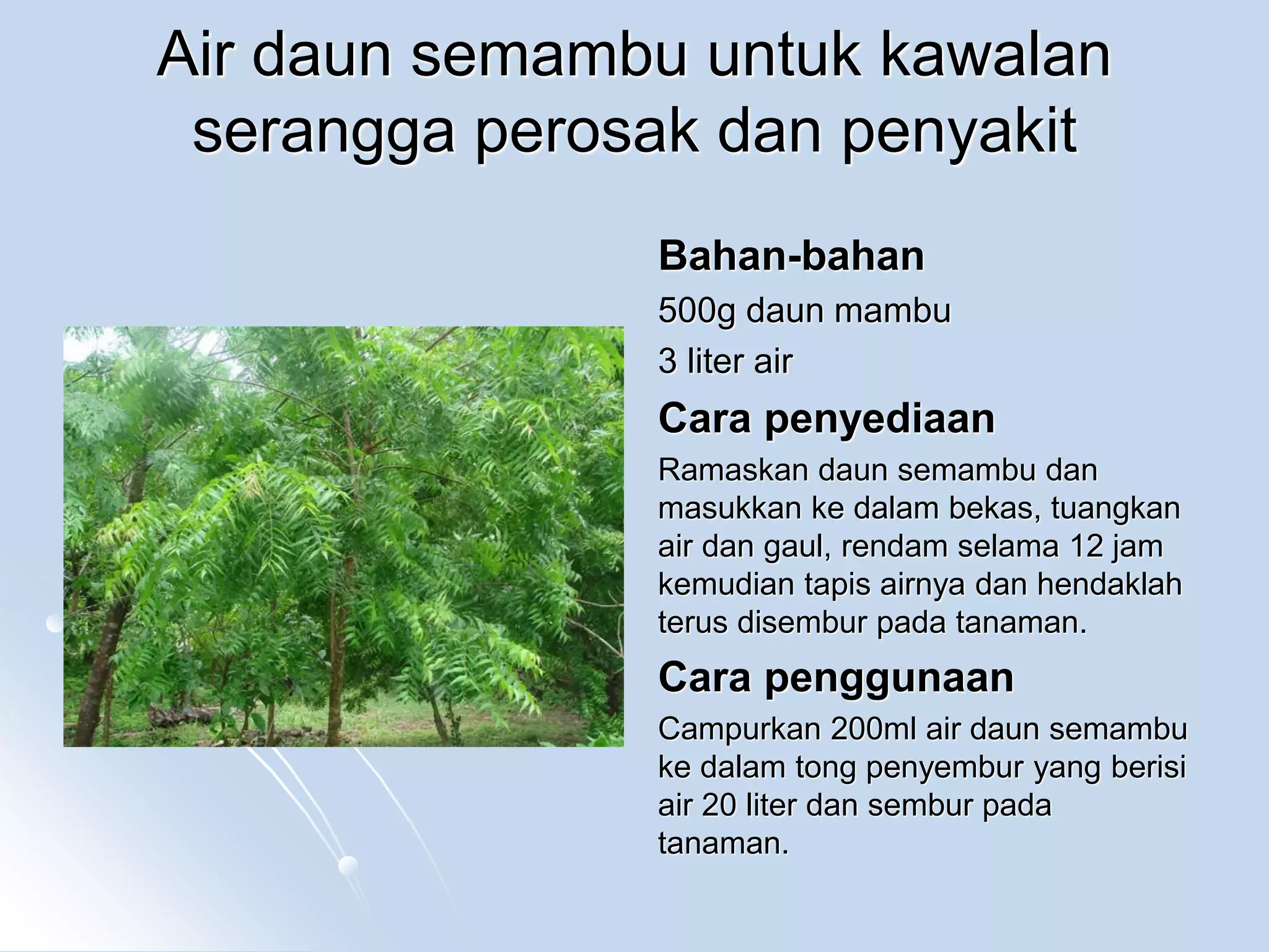 KAWALAN PEROSAK SECARA ORGANIK (BIOPESTICIDE) | PDF