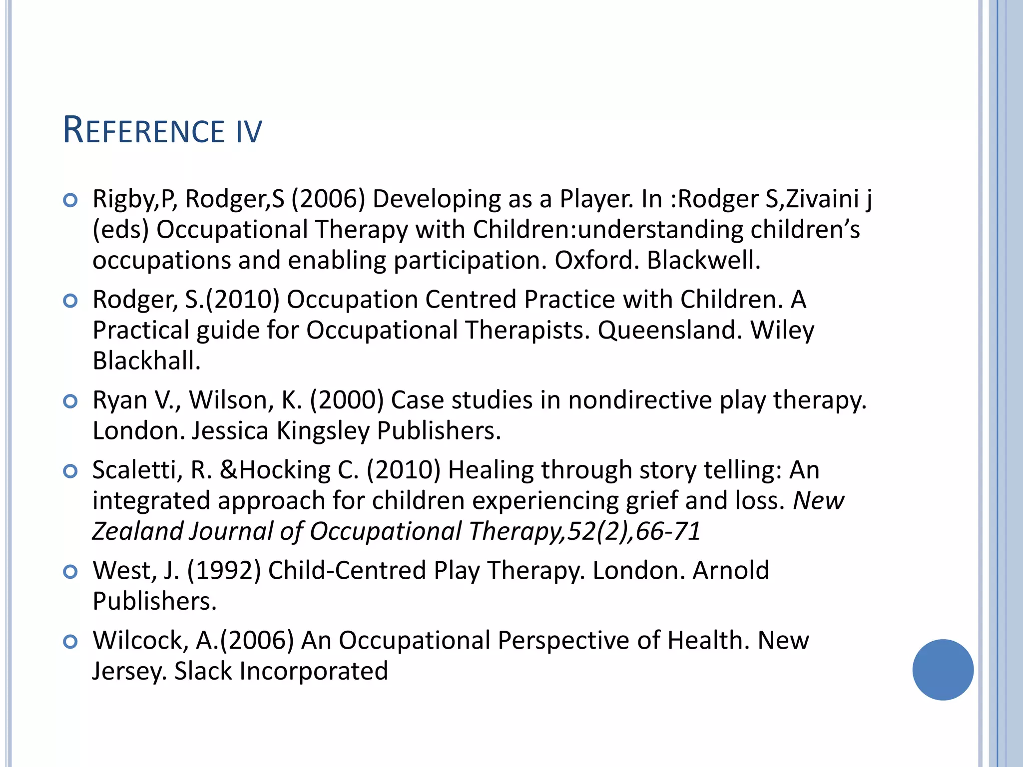 Kawa model case study – non directive play 2 | PPTX