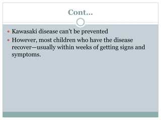 Kawasaki disease.. | PPTX