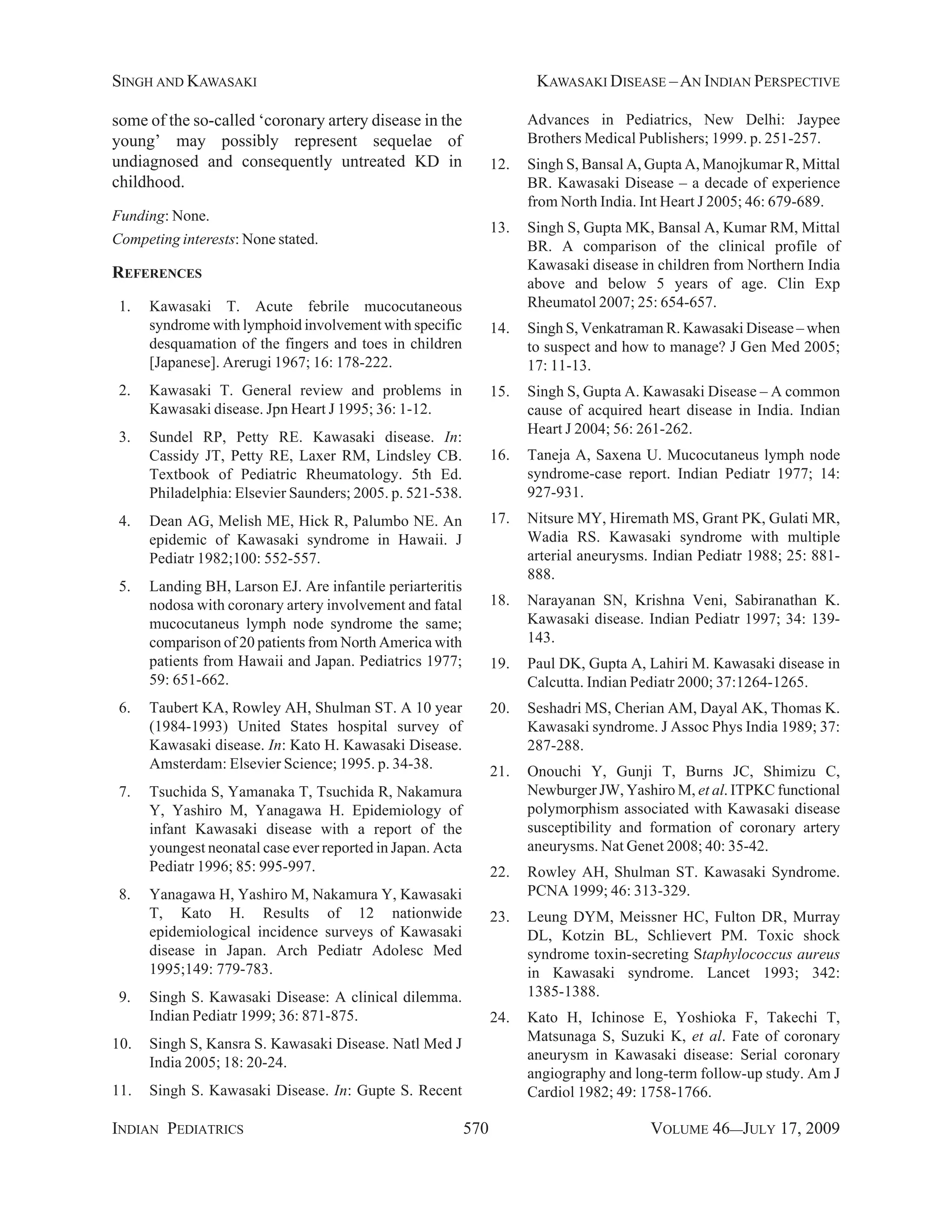 Kawasaki Disease | PDF