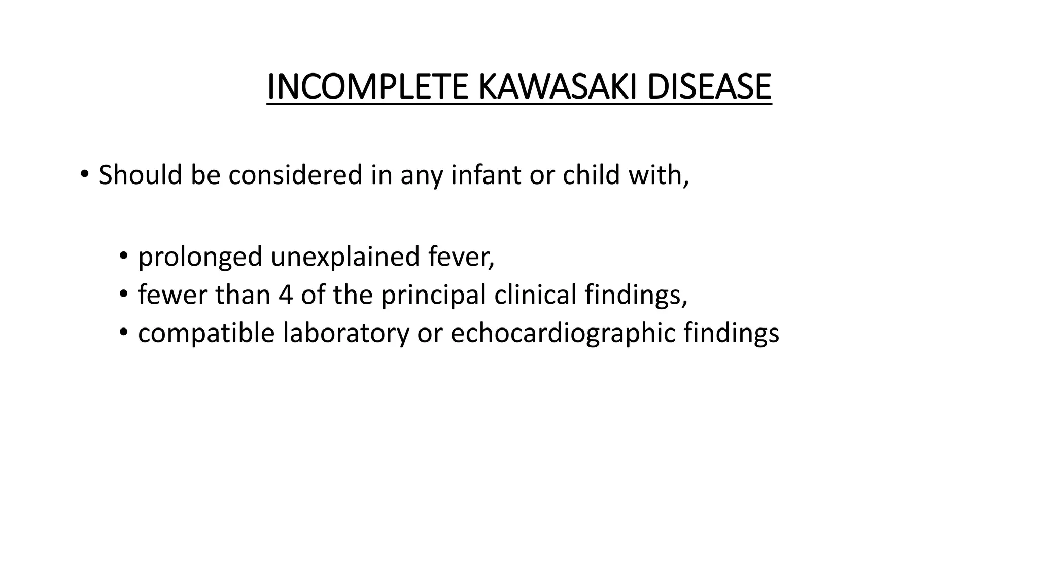Kawasaki disease aha guidlines | PPTX