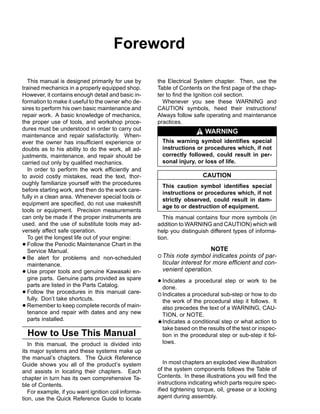 Kawasaki fj180 v 4 stroke air-cooled gasoline engine service repair ...