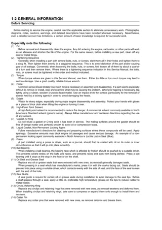 Kawasaki kbh33 a trimmer brushcutter service repair manual | PDF