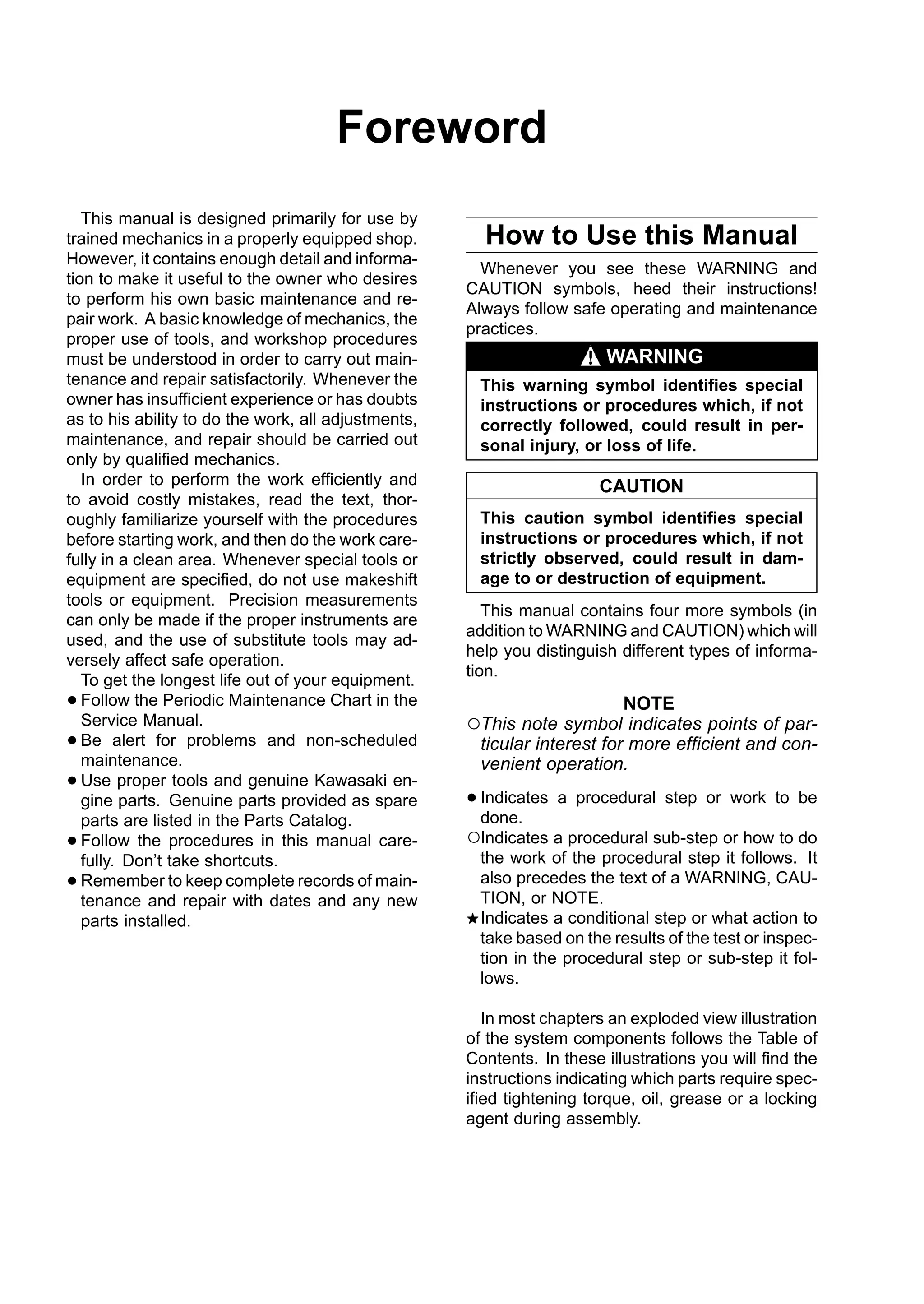 Kawasaki tj27 d 2 stroke air-cooled gasoline engine service repair manual | PDF