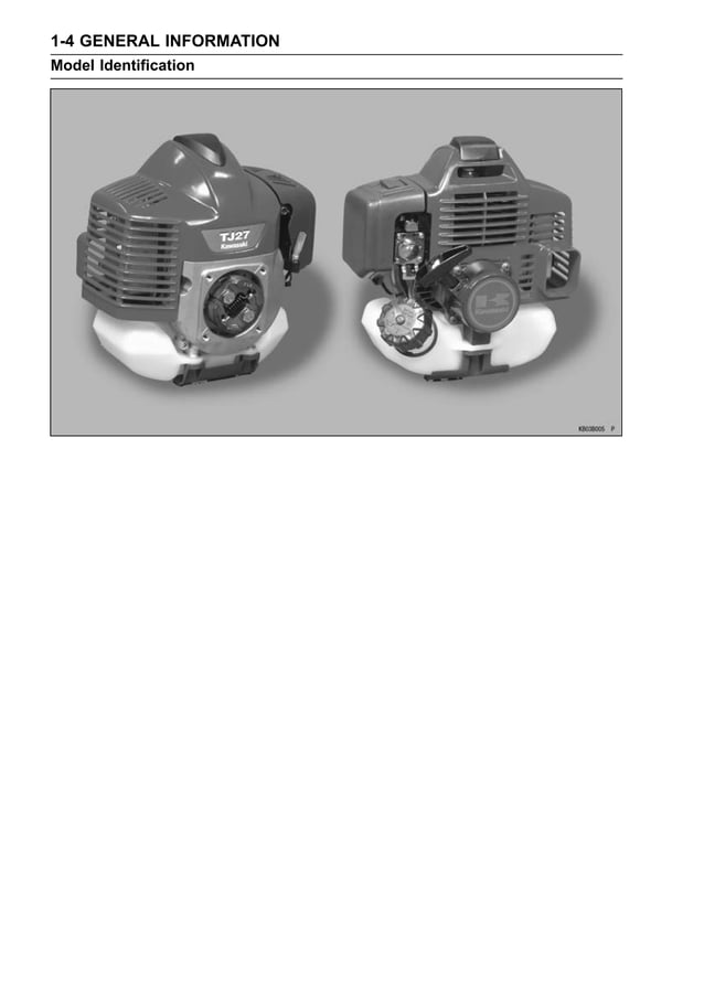 Kawasaki tj27 d 2 stroke air-cooled gasoline engine service repair ...