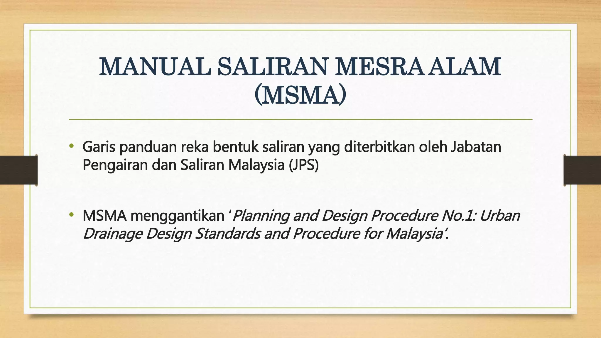 Kawasan tadahan (presentation) new | PPTX