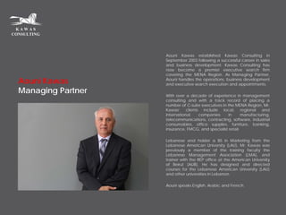 Kawas Consulting Company Profile Pptx | PDF
