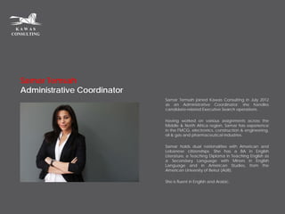 Kawas Consulting Company Profile Pptx | PDF