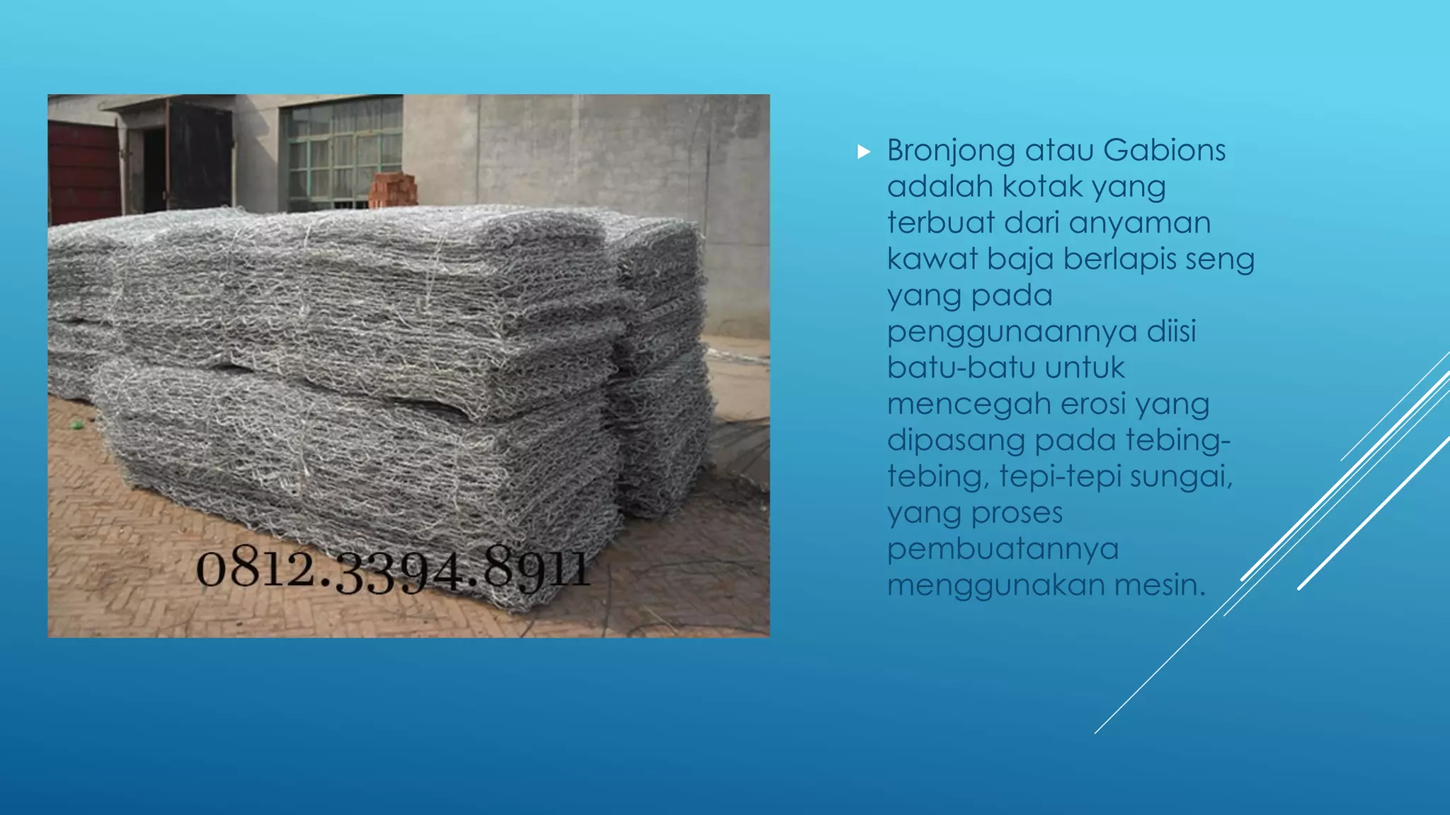Kawat bronjong | PDF