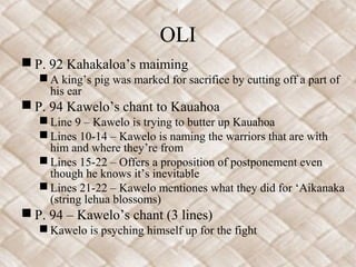 Kawelo Ch 4-10 | PPT