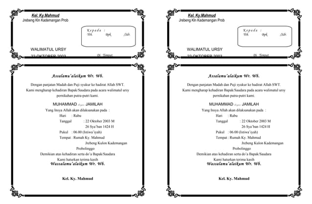 format undangan | DOC