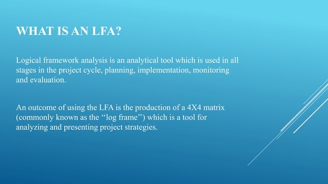 Logical Framework Analysis | PPTX