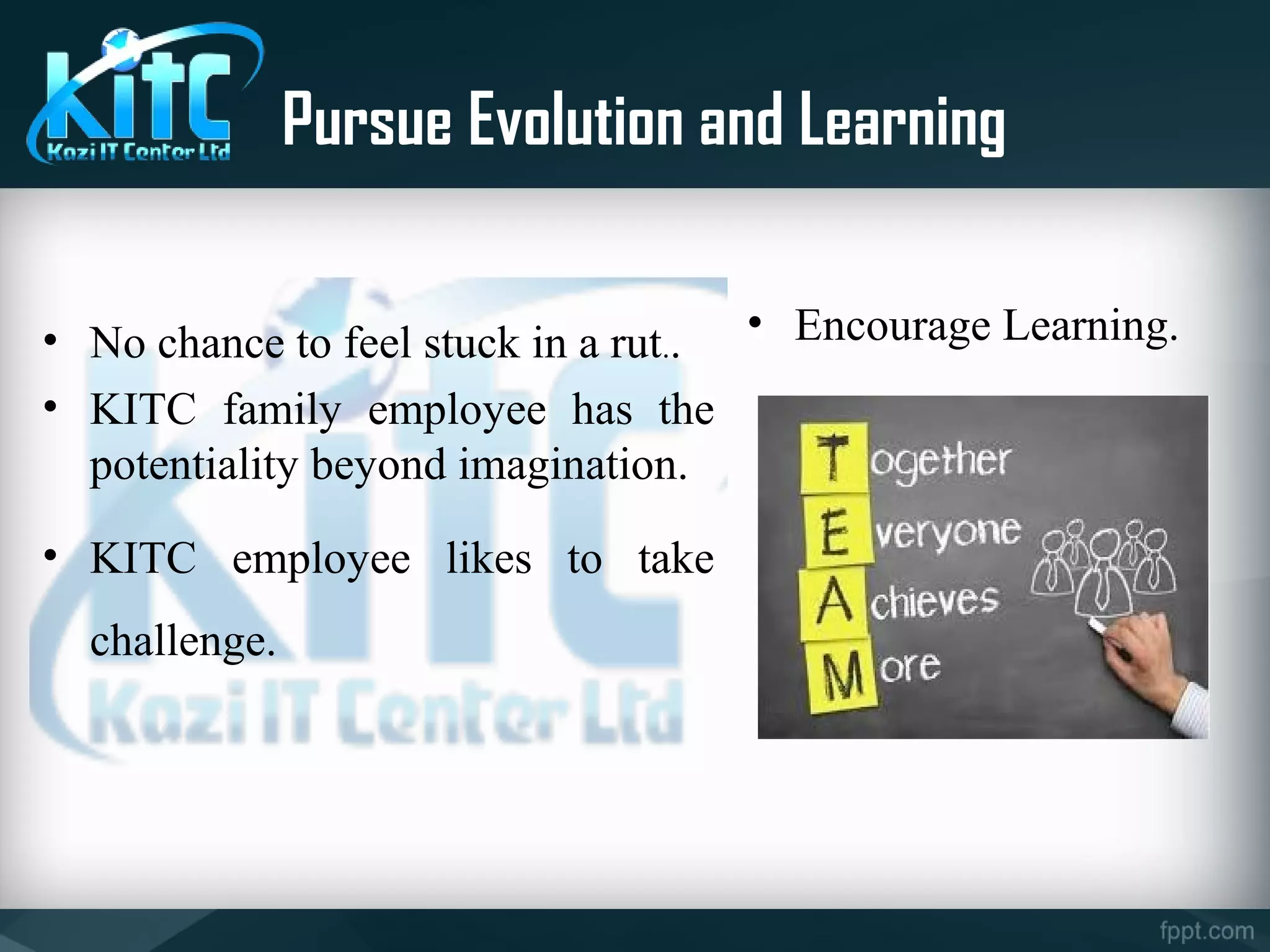 Kazi IT Center- Core Values | PPT