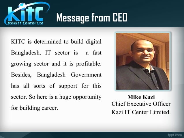 Kazi IT Center- Core Values | PPT