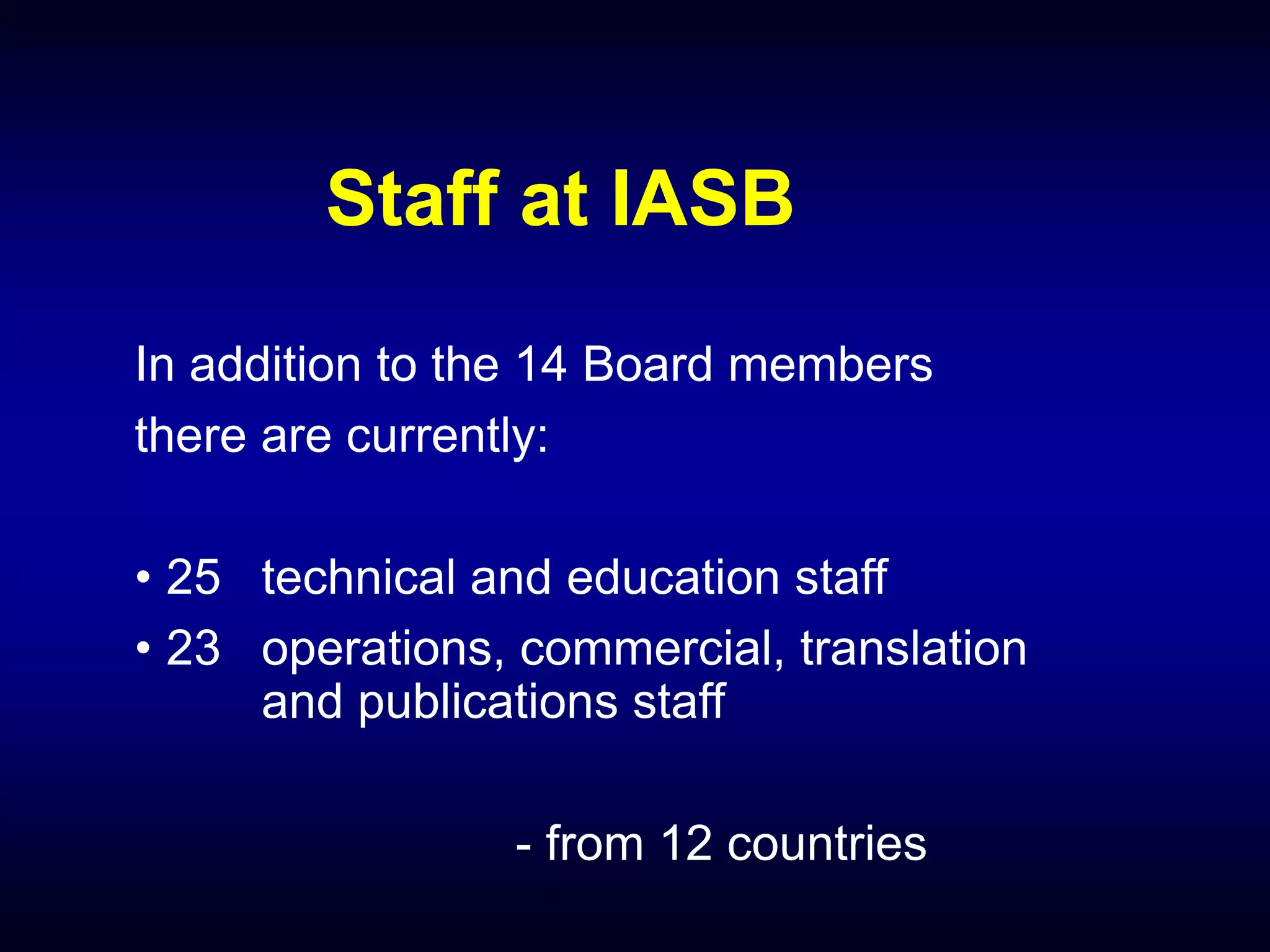 International Accounting Standards Board | PPTX