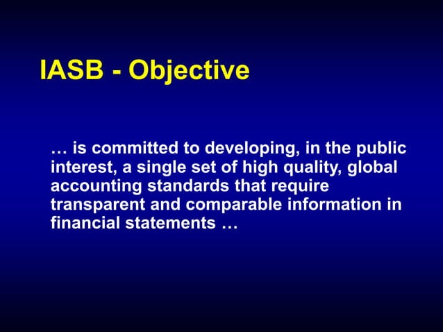 International Accounting Standards Board | PPTX