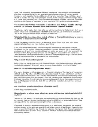 Paul Kay MoneyLaundering.com Interview | PDF | Crime & Harmful Acts to ...