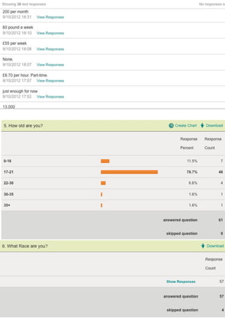 Survey Screenshots | DOCX