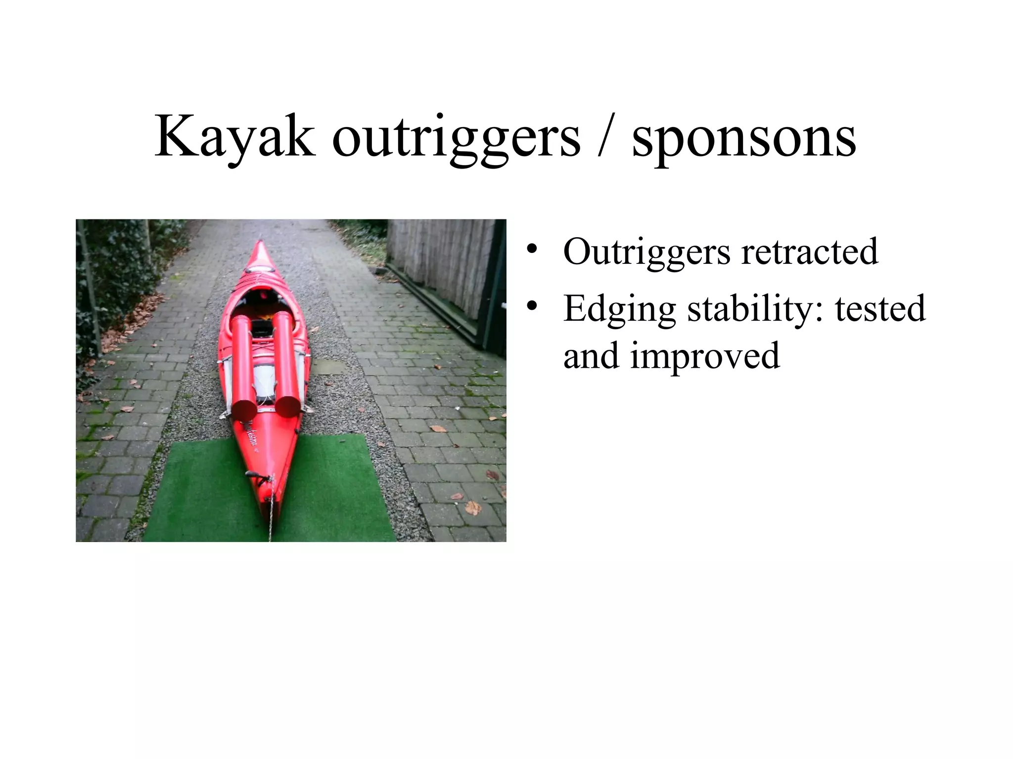 Kayak outriggers sponsons v25012015 | ODP