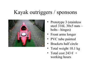 Kayak outriggers sponsons v25012015 | ODP